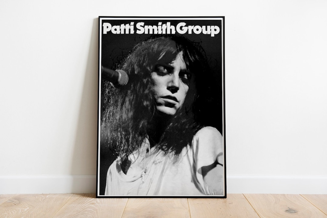Patti Smith Concert Poster - Wall Decor- Digital Download – Instant ...