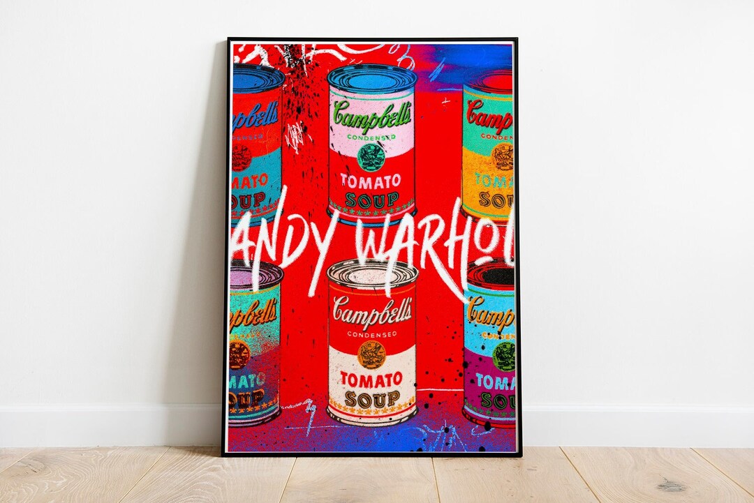 Pop Art Advertising - Soup Campbells- Canvas Poster- Wall Decor - Etsy
