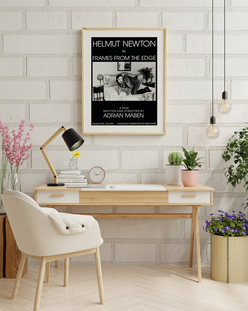 Affiche de cinéma - Cadres du bord - Helmut Newton - Décoration murale ...