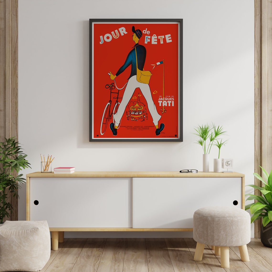 Cinema Jacques Tati Poster Set Jour De Fete Les Vacances - Etsy