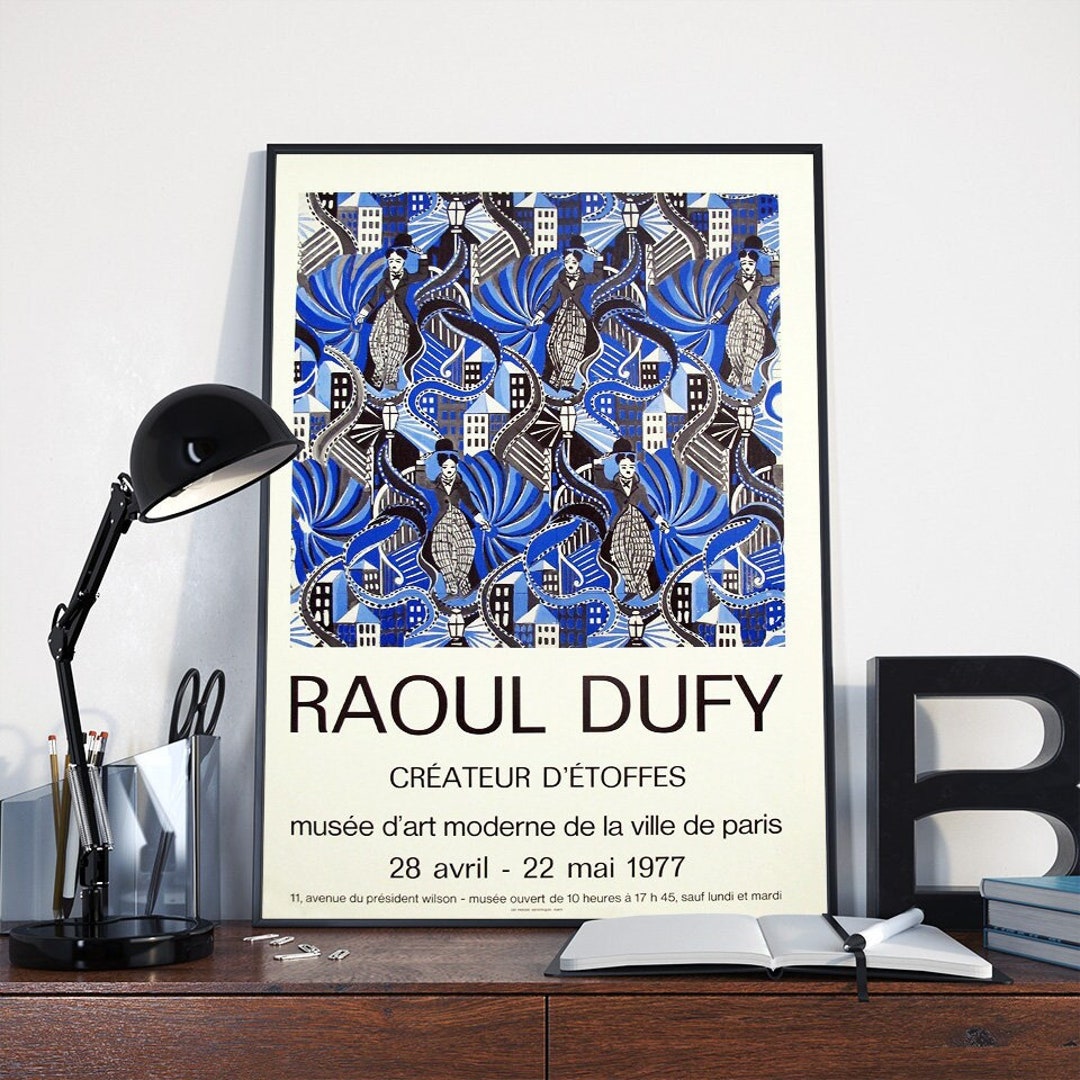 Raoul Dufy Exhibition Poster - Wall Decor-digital Download – Instant ...