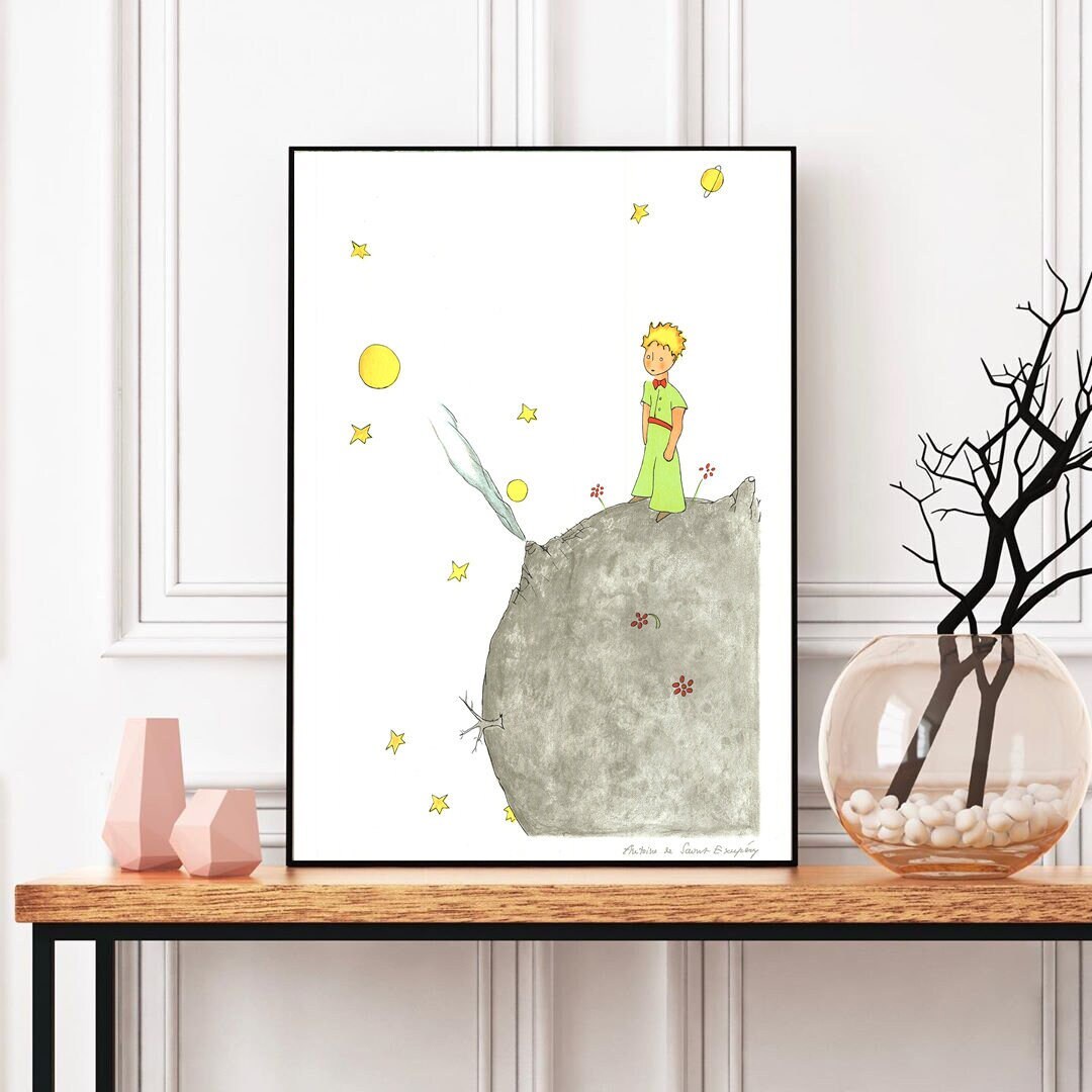 Le Petit Prince Vintage Poster Kids Room Canvas Poster Wall Decor - Etsy UK