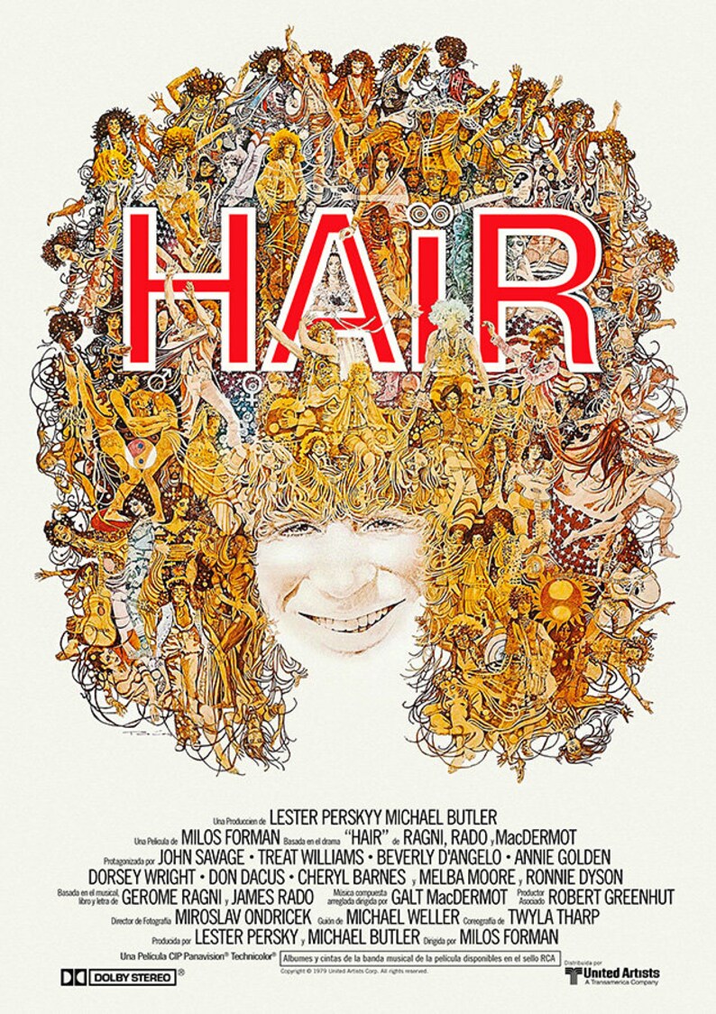 Cinema Poster-hair Movie Poster Argentina1979 Wall Decor Photo Wall ...