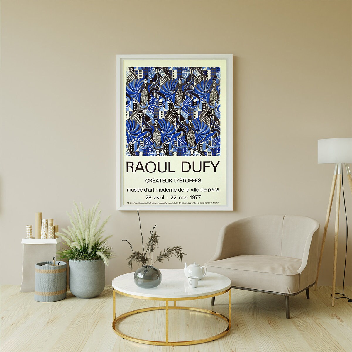 Raoul Dufy Exhibition Poster Wall Decor - Etsy