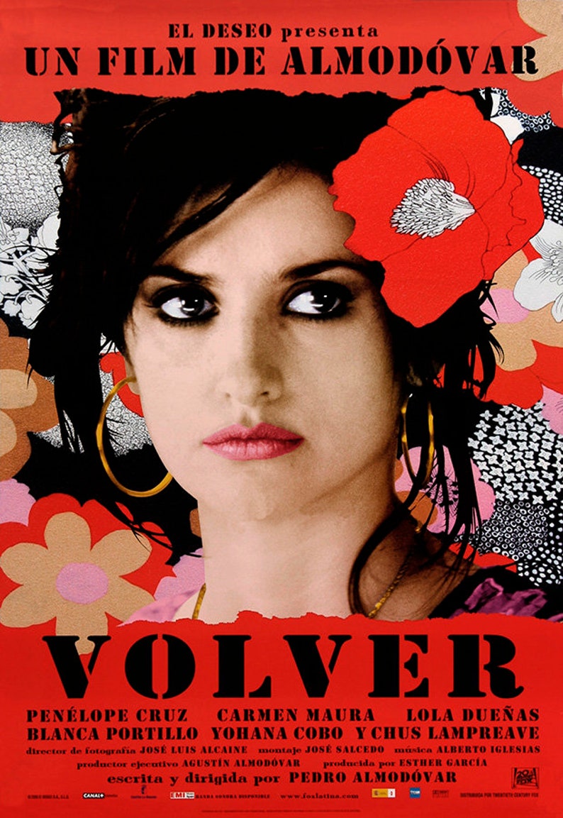 Cinema-volver by Pedro Almodovar Canvas Poster Deco Wall - Etsy