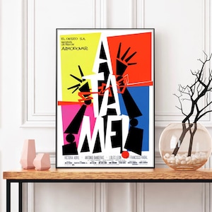 Movie Poster- Kika- Atame- Almodovar Film- Digital Download – Instant ...