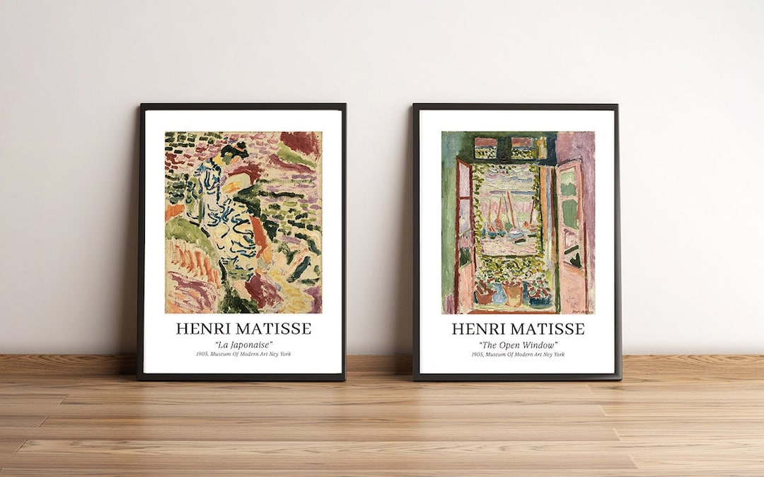 Matisse Exhibition Poster Set – Digital Download – Instant Wall Art ...