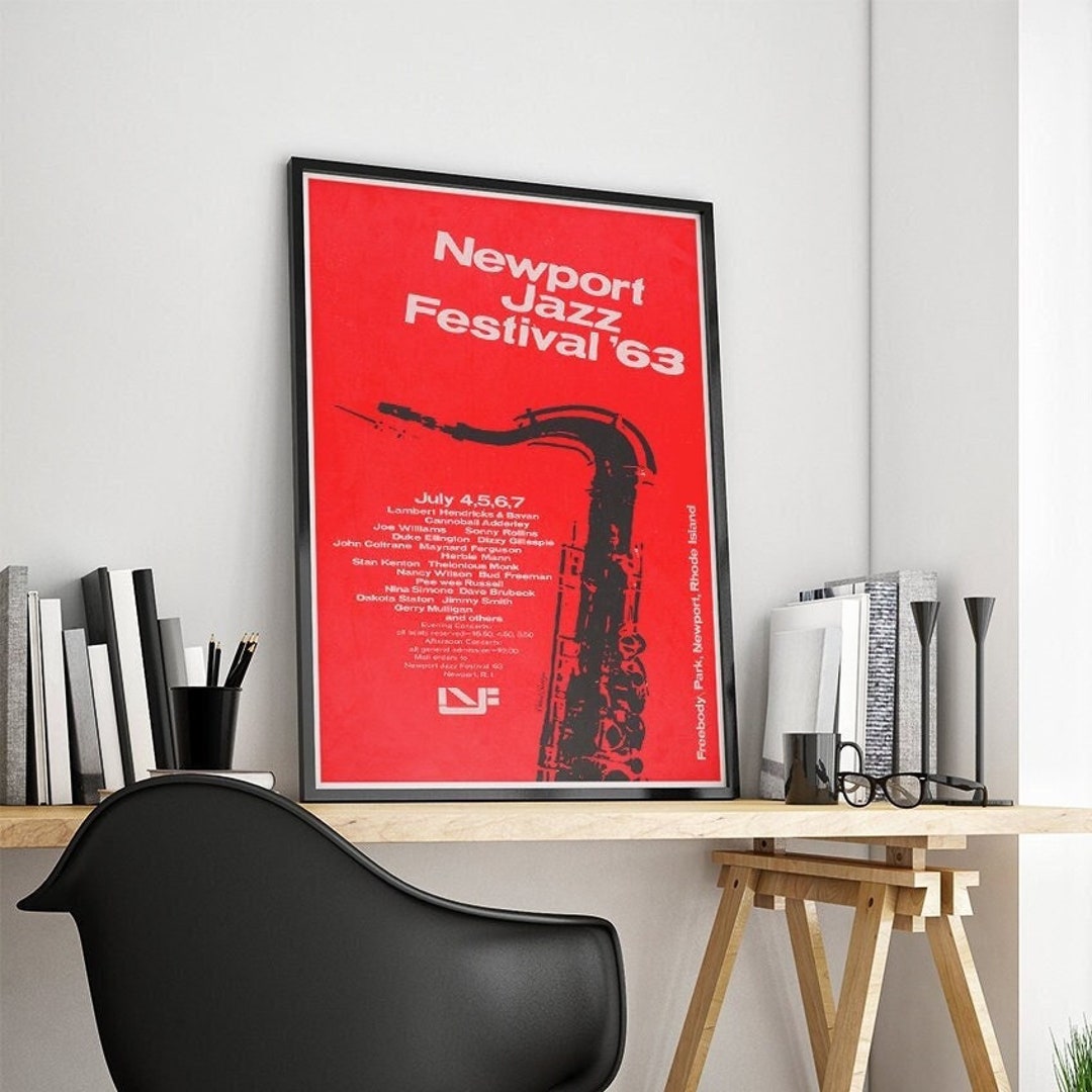 Jazz Poster - Vintage Jazz Wall Art - Music Print-john Coltrane ...