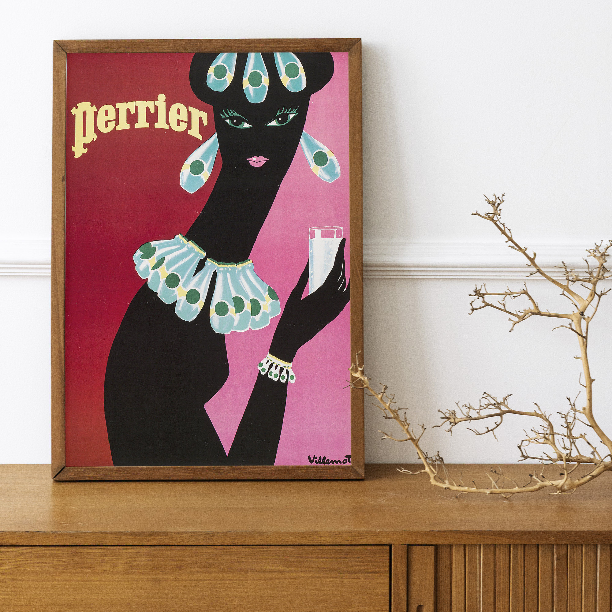 Perrier Advertising Poster- French Advertising- Wall Decor-digital ...