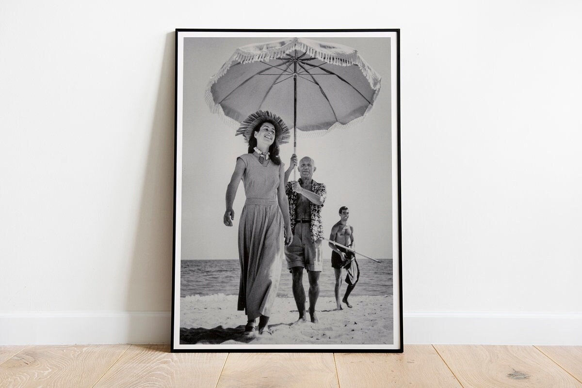 Picasso and Francoise Gilot France 1948 Poster Wall Decor Photo Wall ...
