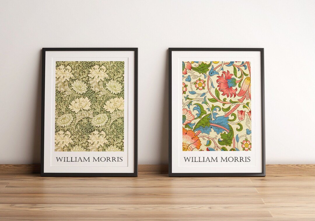 William Morris - Victorian Exhibition Poster-vintage Canvas Wall Art ...