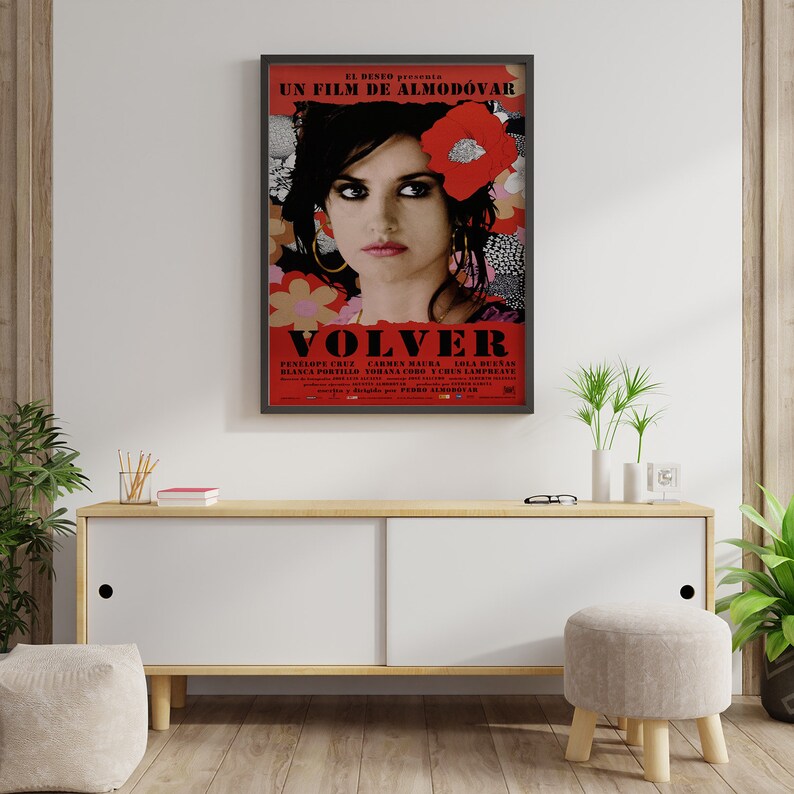 Cinema-volver by Pedro Almodovar Canvas Poster Deco Wall - Etsy
