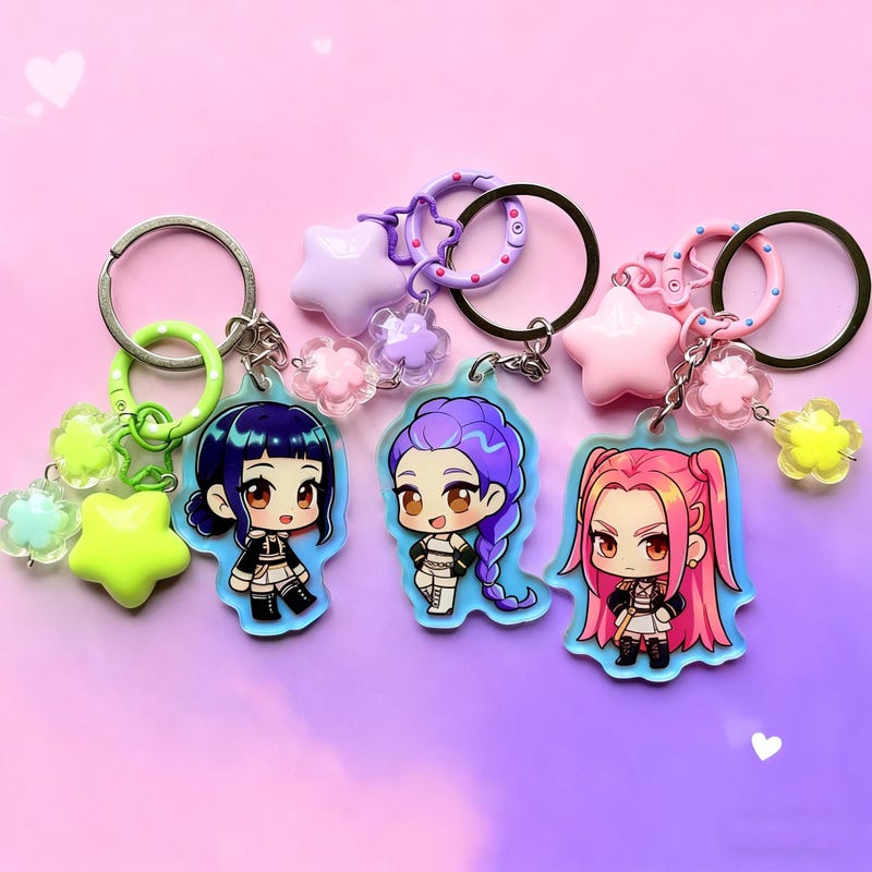 Kpop Demon Hunter Charms - Etsy