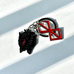Berserk Guts Sacrifice Keychain, Berserk Helmet Keychain, Gift for Him ...