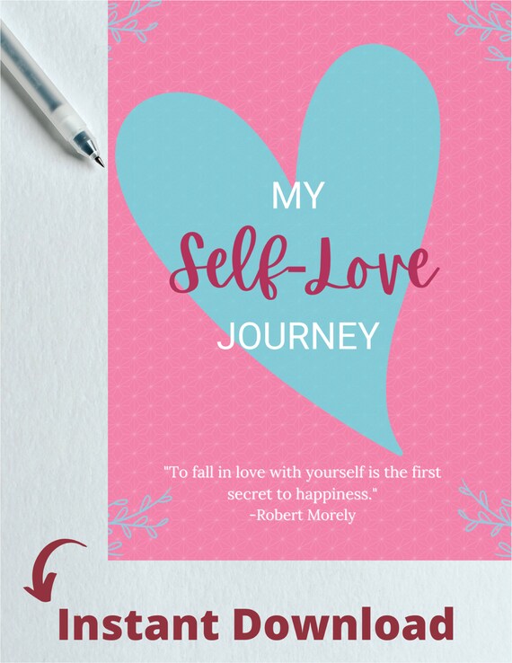 Self Love Printable Workbook Self Care Planner Self Esteem - Etsy