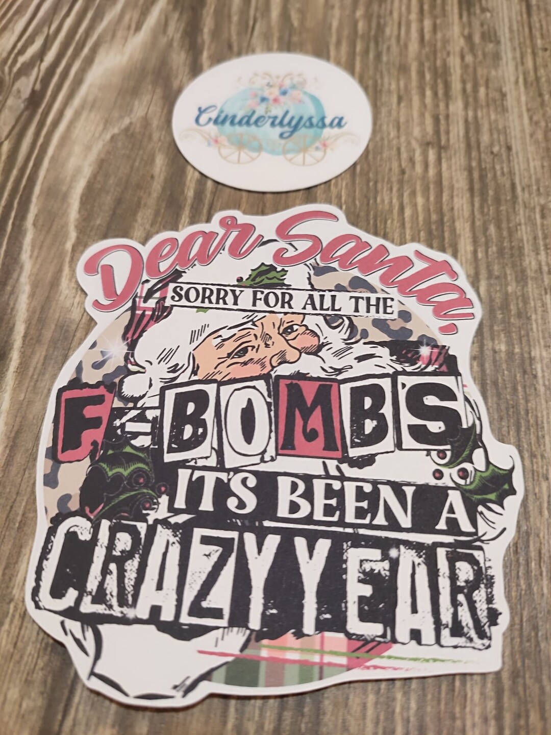 Dear Santa Sorry for the F-bombs Silicone Mold Aroma Bead - Etsy