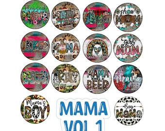 3 Inch Round Summer Vol. 1 Cardstock for Freshies: Silicone Mold, for ...