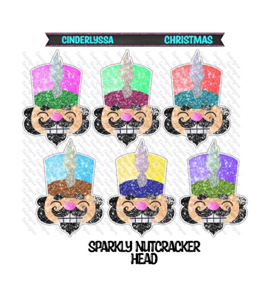 Sparkly Nutcracker Head/face Cardstock Silicone Mold, Aroma Bead Molds ...