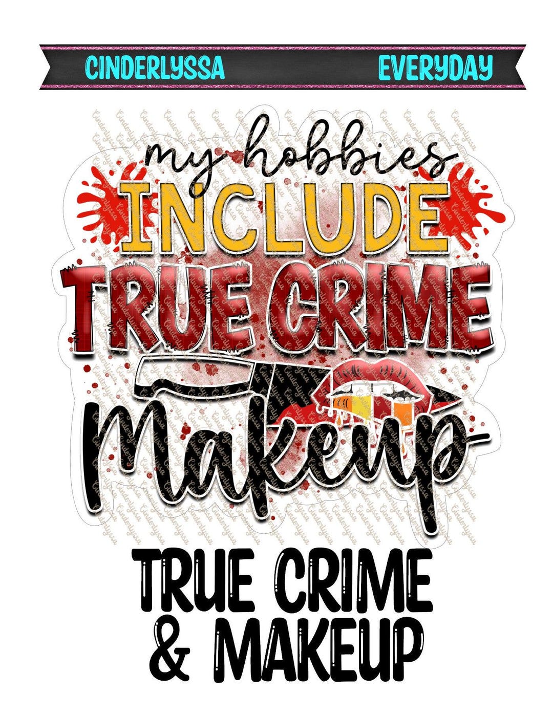 True Crime & Makeup Cardstock Silicone Mold, Aroma Bead Molds, Murder ...