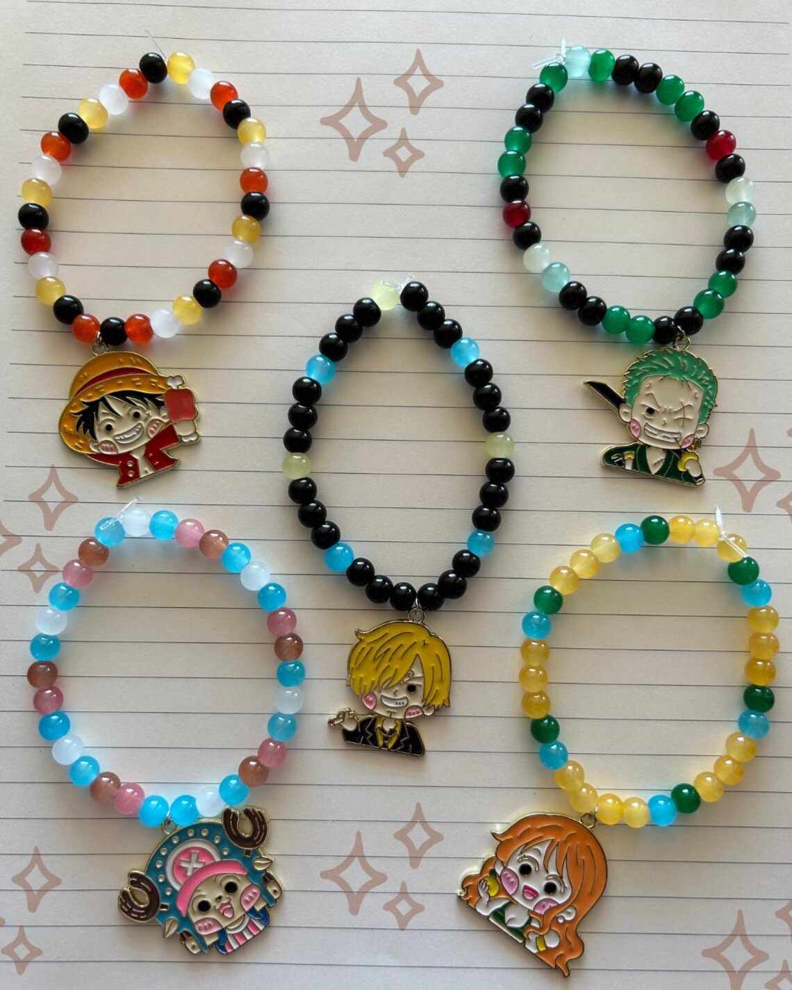 One Piece Bracelets - Etsy