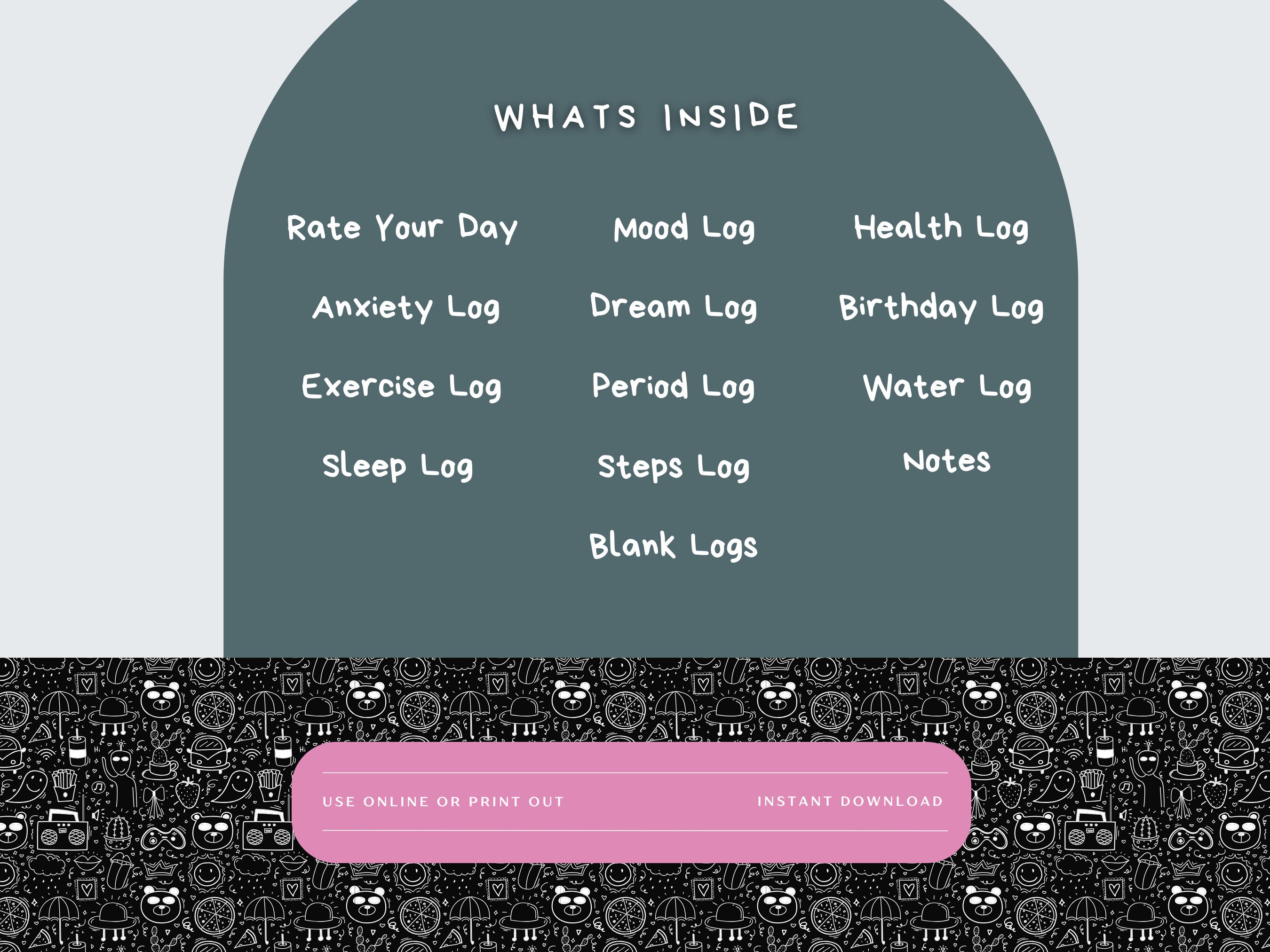 Yearly Bullet Journal | Digital | Pre-made | Printable - Etsy