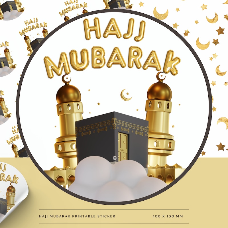 Buy Hajj Stickers Online In India - Etsy India