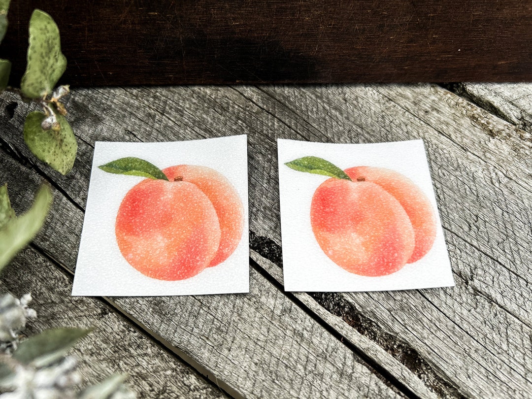 SINGLE Sticker Peach Fruit Bath Stickers Non-slip Safety for Kids Cute ...
