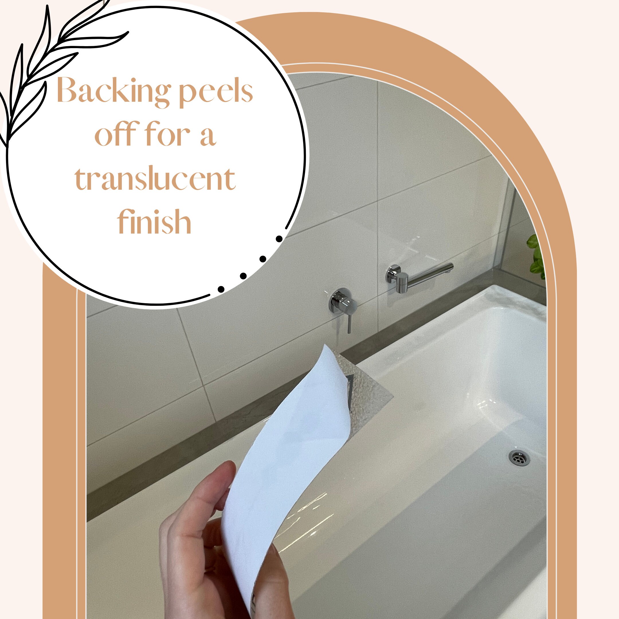 6 Pack Leaf Fern Bath Stickers Non-slip Safety for Kids Cute Bathroom ...