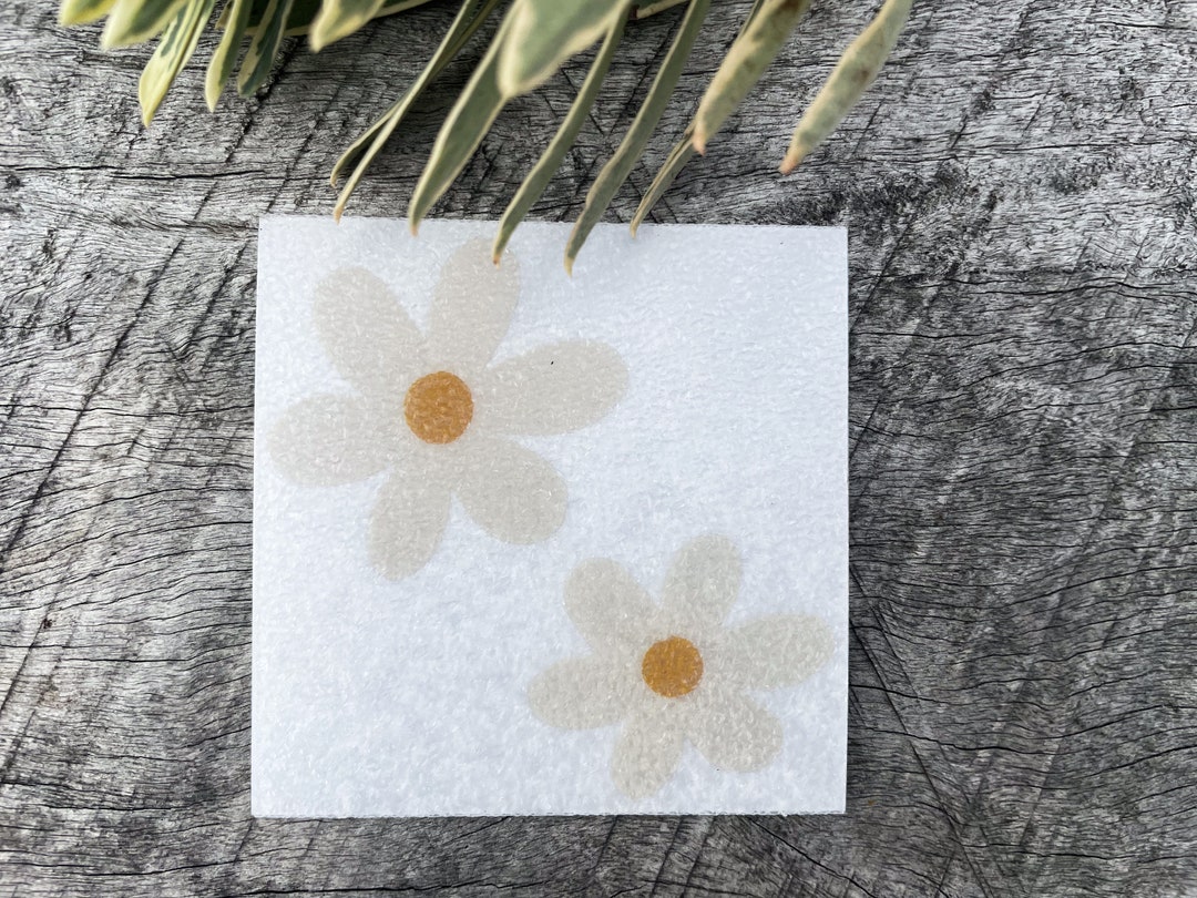 6 Pack Daisy Flower Bath Stickers Non-slip Safety for Kids Cute ...