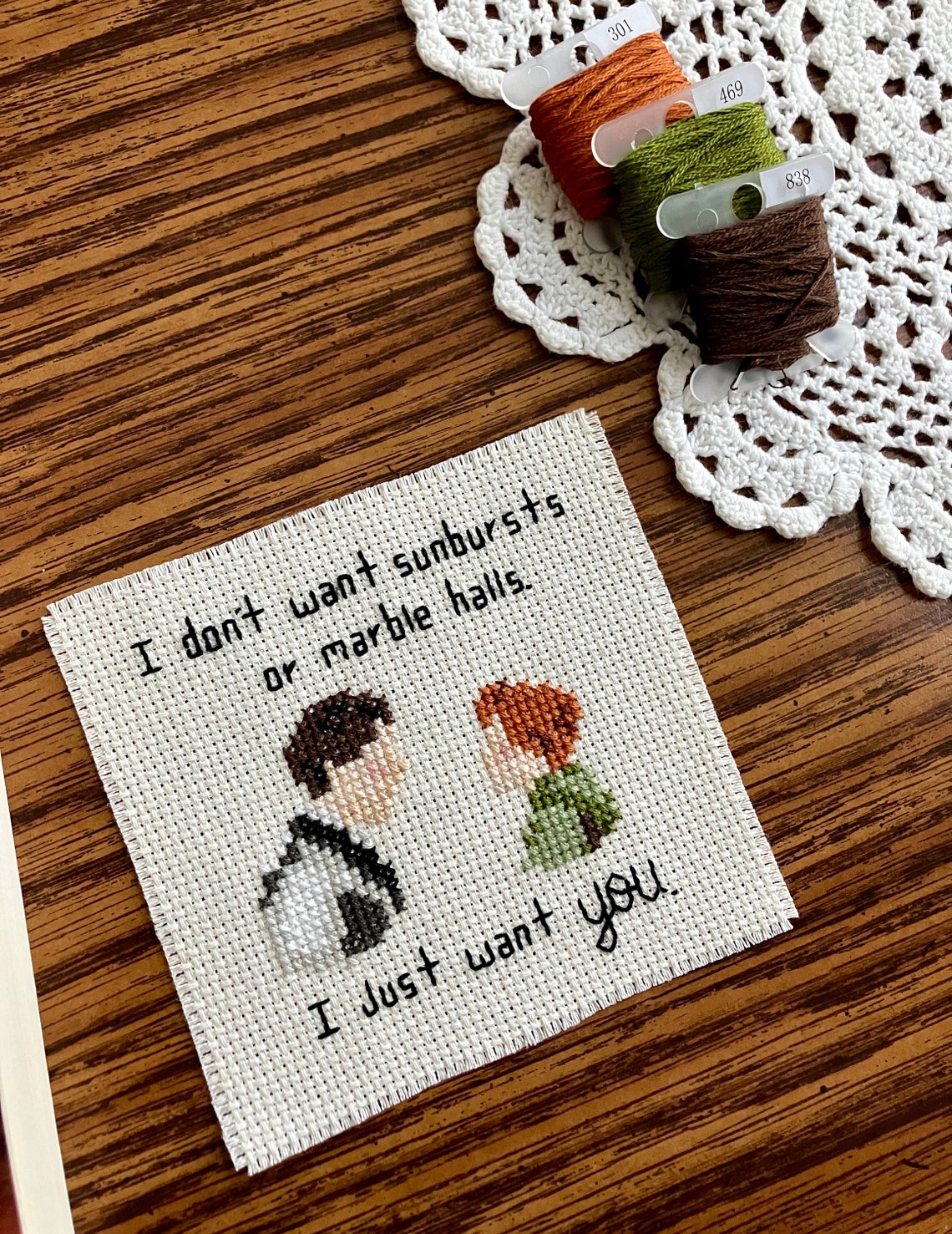 Anne of the Island Anne and Gilbert Cross Stitch Anne of Green Gables ...