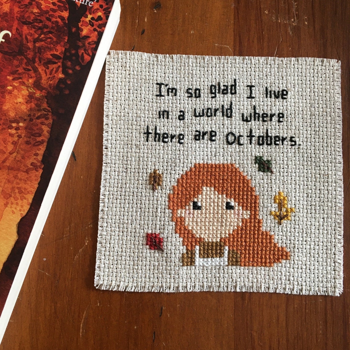 Anne of Green Gables Octobers Quote Cross Stitch Anne of Green Gables ...