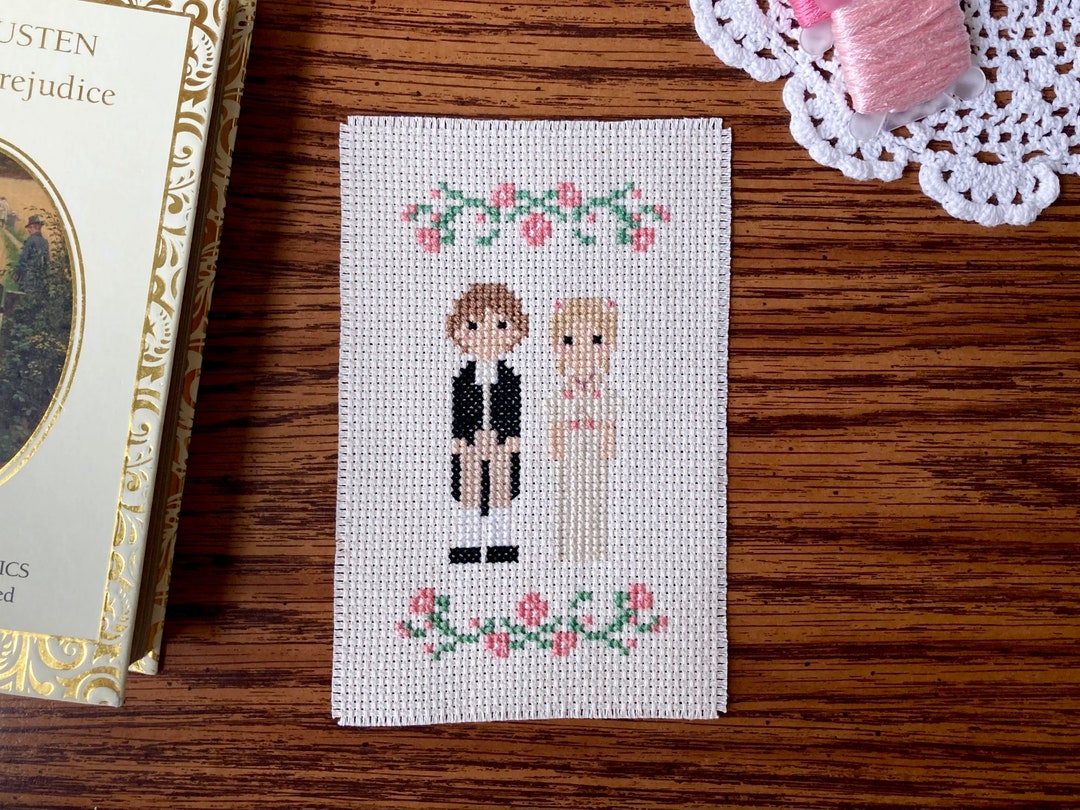 Jane Austen Emma & Mr Knightley Cross Stitch Pattern (PDF) - Etsy
