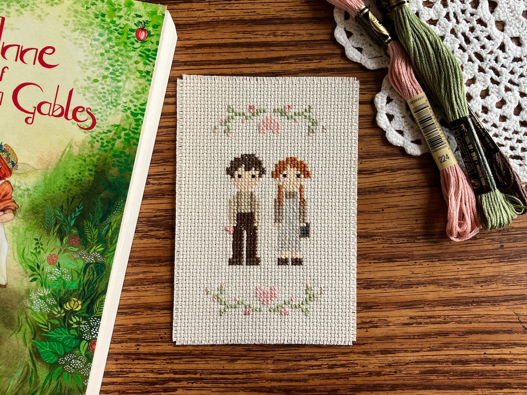 Anne of Green Gables Anne and Gilbert Cross Stitch Anne of Green Gables ...