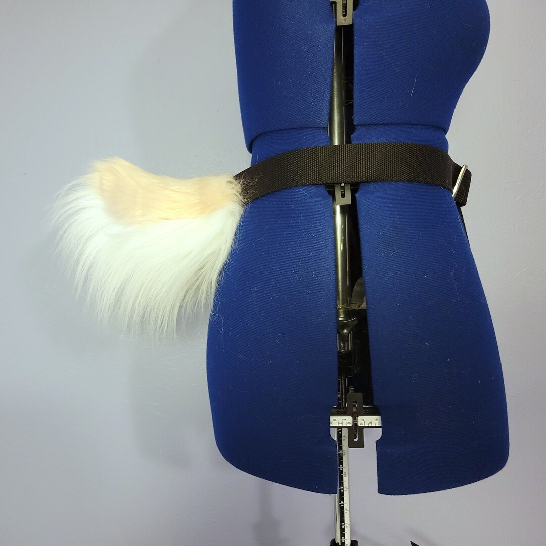 Nub Fursuit Cosplay Tail - Deer/bunny Tail - Pink and White - Etsy