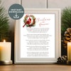 Christmas in Heaven Memorial PNG, Memorial Quotes Printable, Sympathy ...