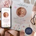 Baby Child Funeral Invitation Announcement Template, Printable Editable ...