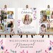 Purple Funeral Program With Butterflies, Butterfly Editable ...
