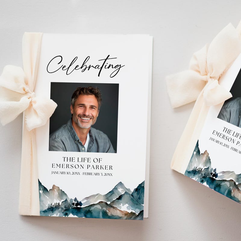 Funeral Bulletin Covers - Etsy