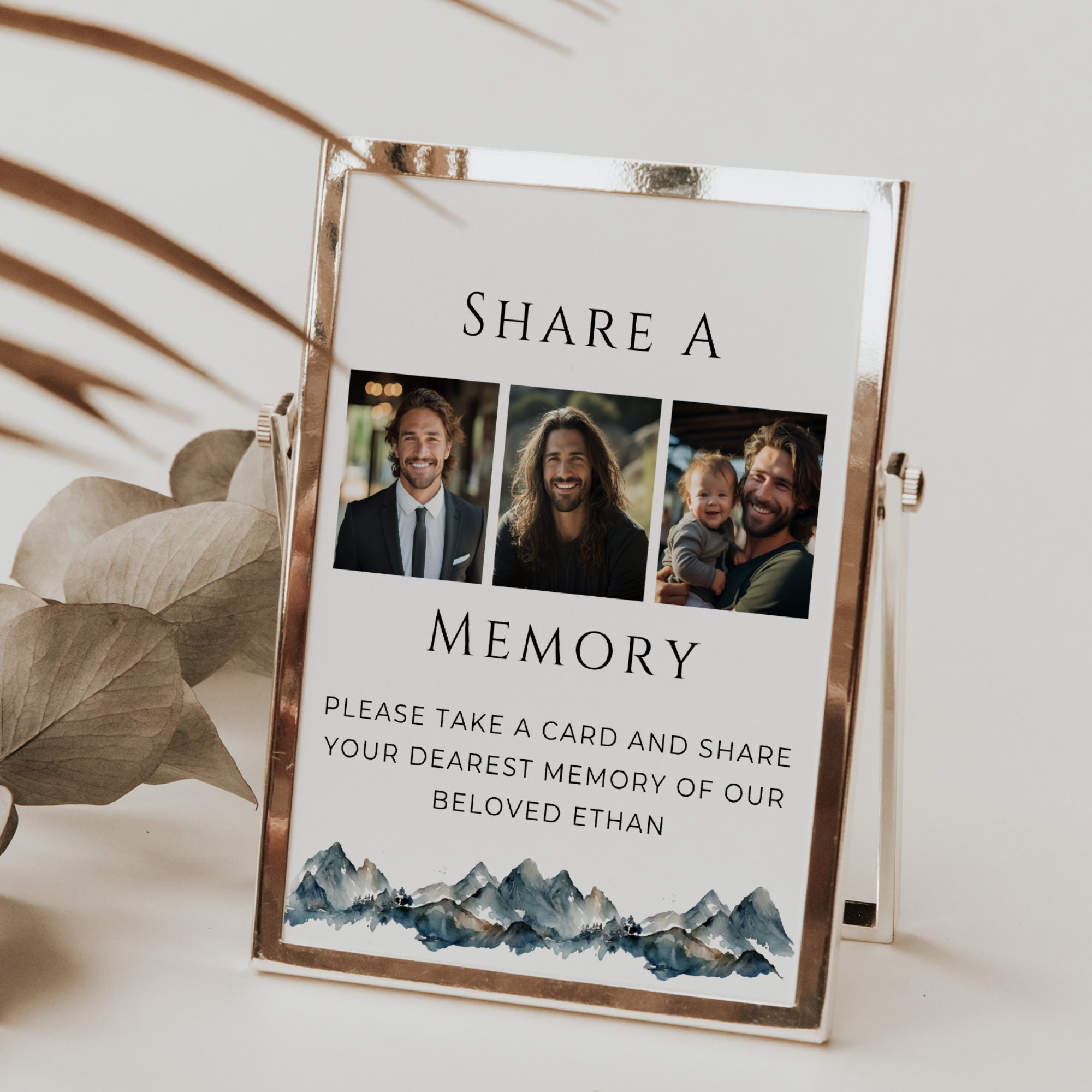Share a Memory Card Template With Photo Personalized Favorite - Etsy