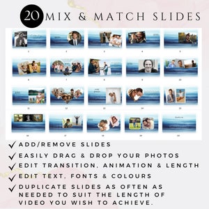 Funeral Slideshow Template Canva, Celebrating the Life of Presentation ...