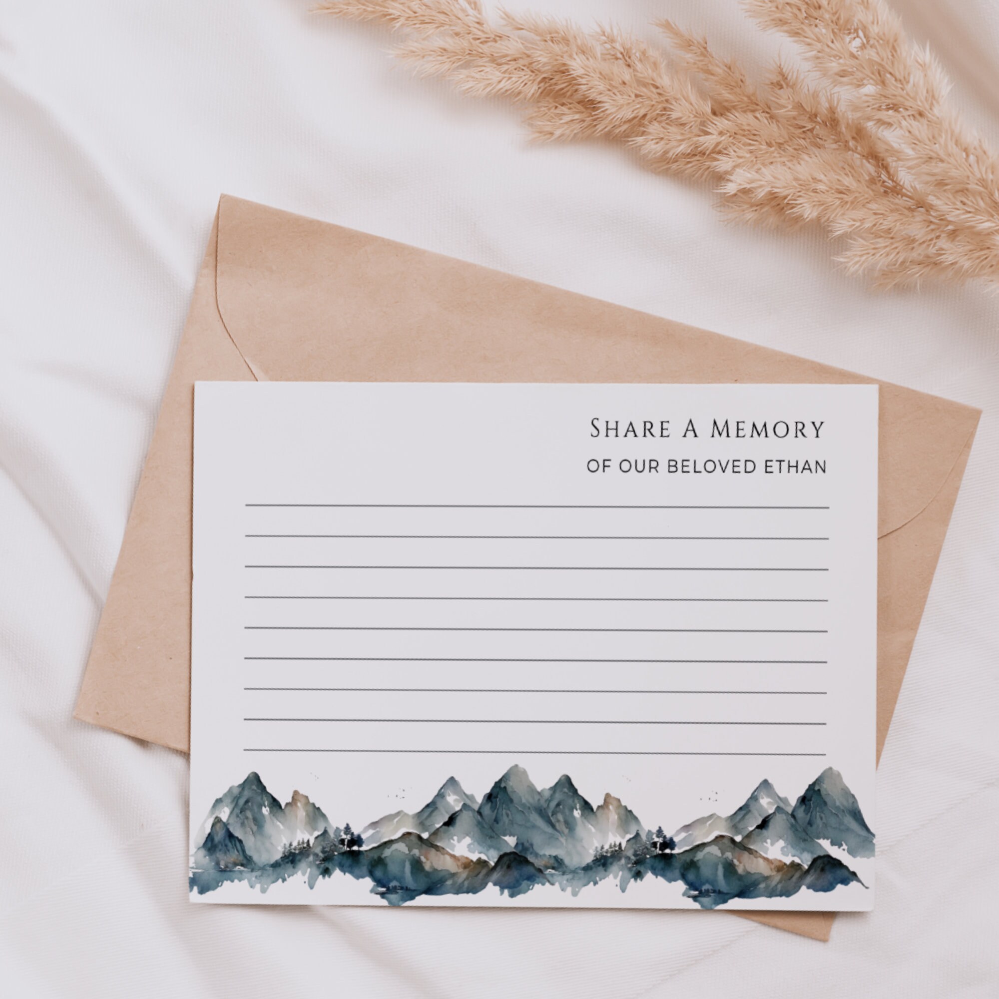 Share a Memory Card Template With Photo Personalized Favorite - Etsy