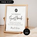 Wedding Thumbprint Guestbook Sign, Guest Book Alternative Fingerprint ...