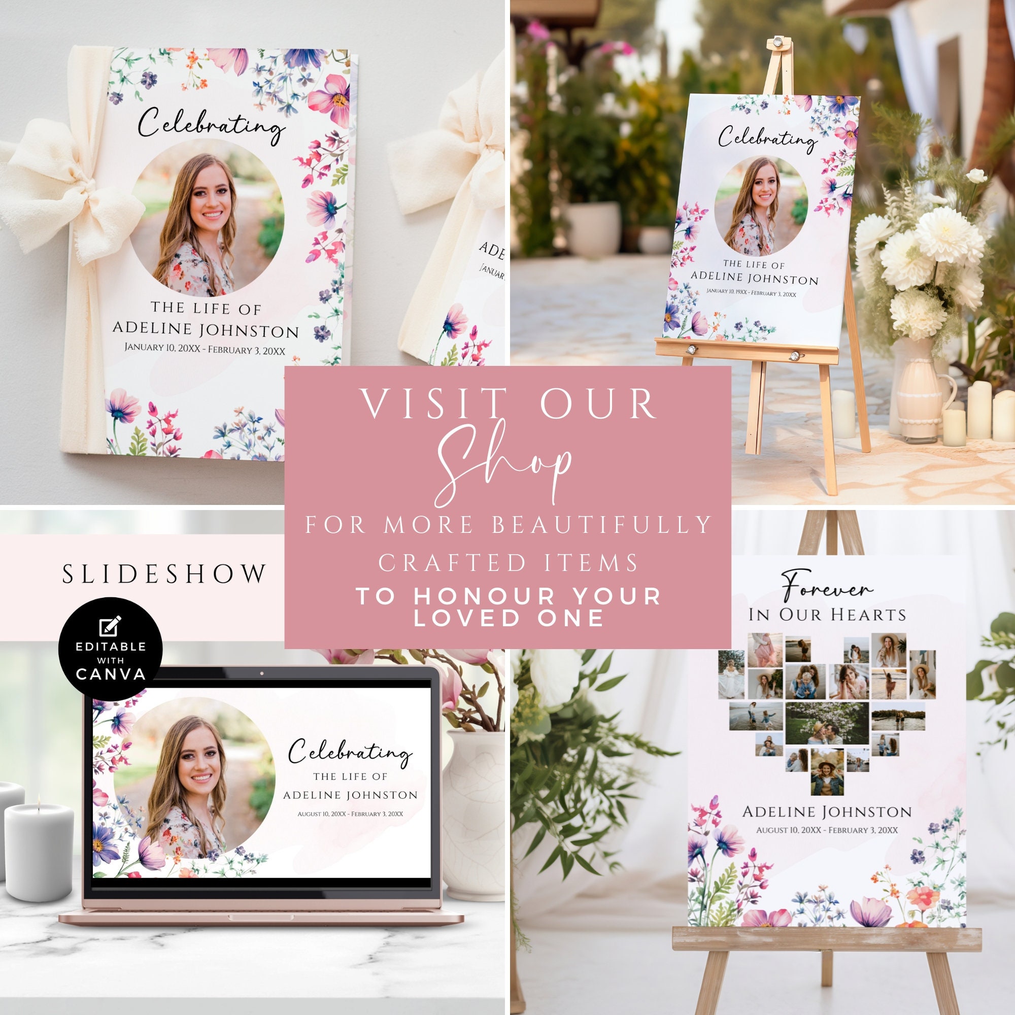 As I Sit in Heaven Memorial, Funeral Tribute Poem Printable ...