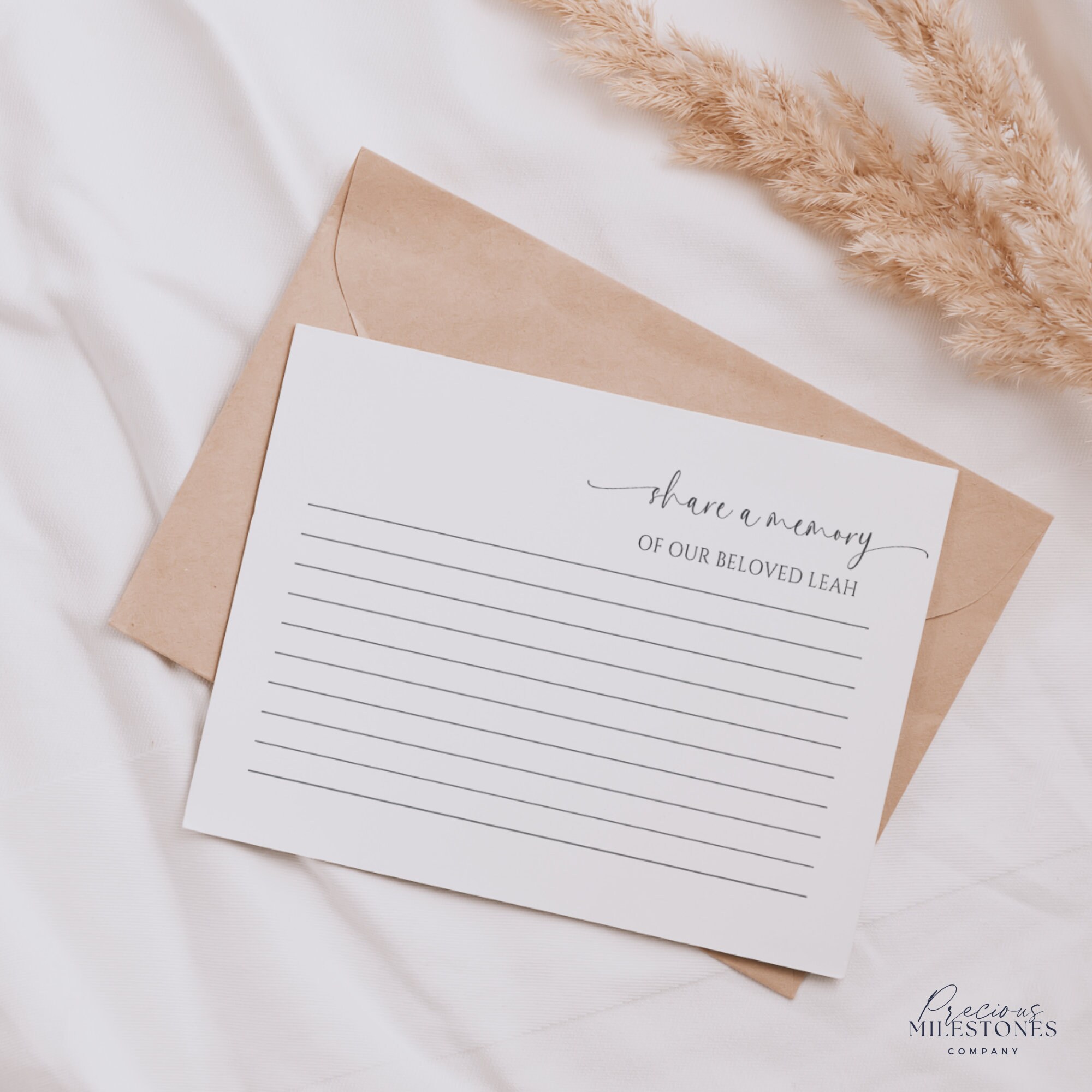 Share a Memory Card Template With Photo, Personalized Favorite Memory ...