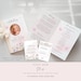 Baby Child Funeral Invitation Announcement Template, Printable Editable ...