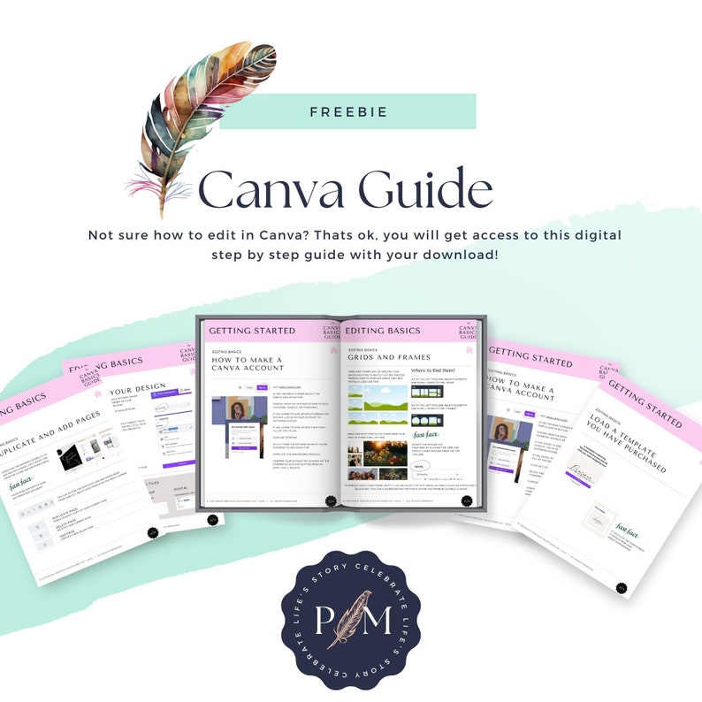 Forever in Our Hearts Funeral Program, Bifold Template, Simple Memorial ...