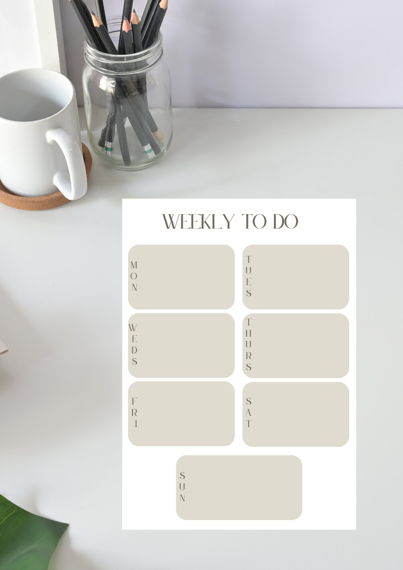 Daily Routine, Sunday Reset, Daily To-do, Checklist, Printable, Pdf ...