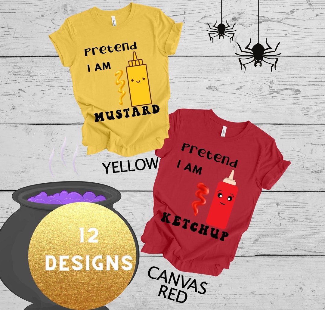 Condiments Group Costume, Couples Matching Shirt, Personalized ...