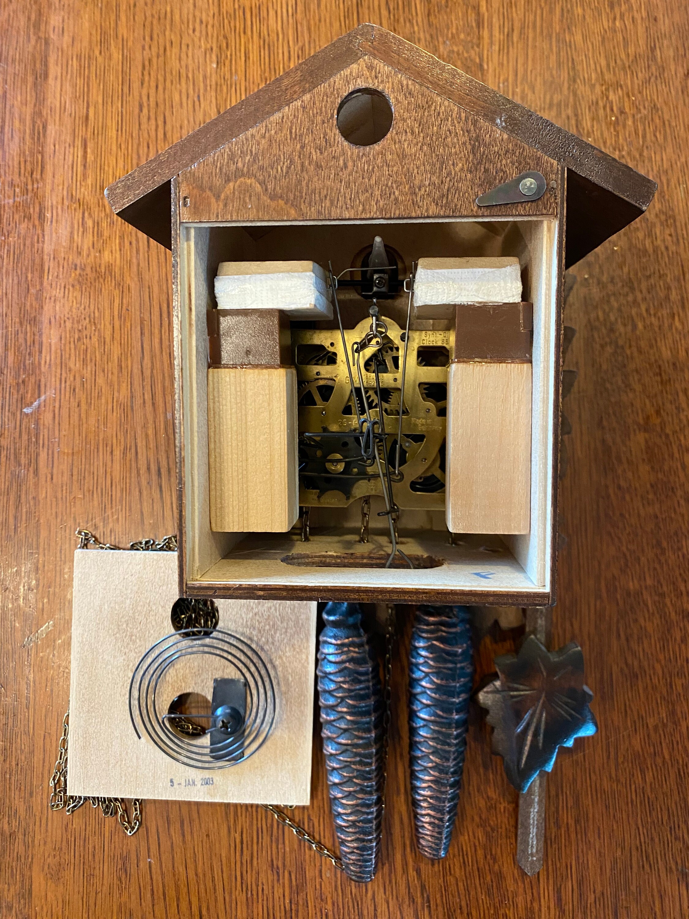 Working Petite 1 Day Cuckoo Clock Vintage - Etsy