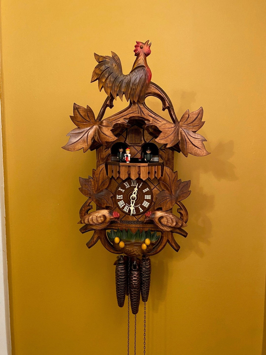 Working ~ 1-day Cuckoo Clock With Chickens - Etsy